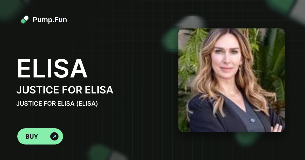 JUSTICE FOR ELISA (ELISA) - Pump