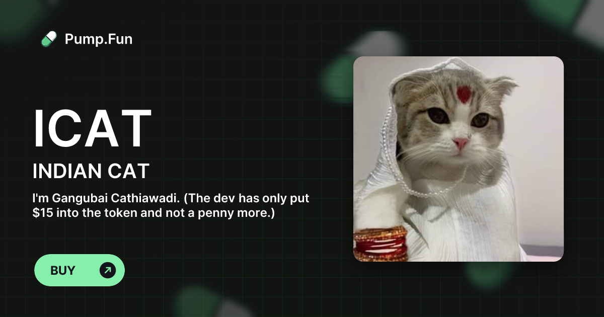 INDIAN CAT (ICAT) - Pump