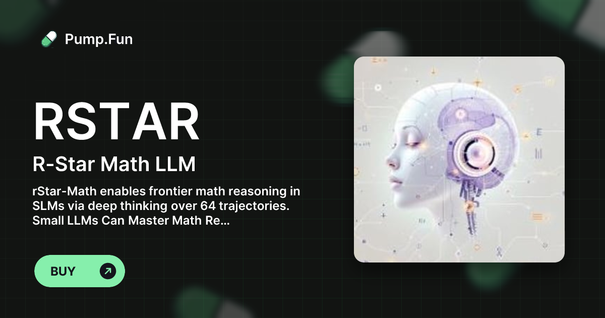 R-Star Math LLM (RSTAR) - Pump