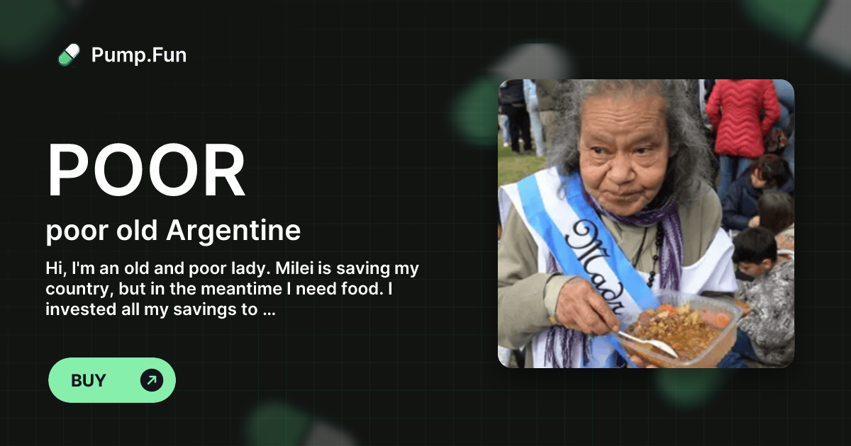 poor old Argentine (POOR) - Pump