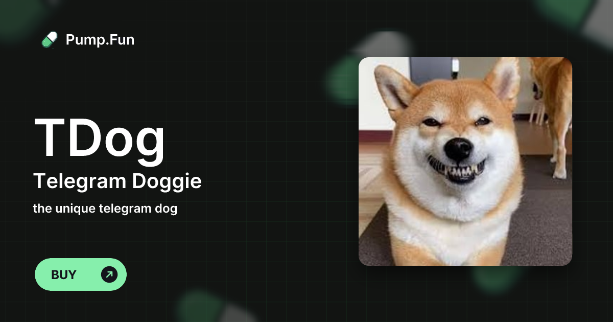Telegram Doggie (TDog) - Pump