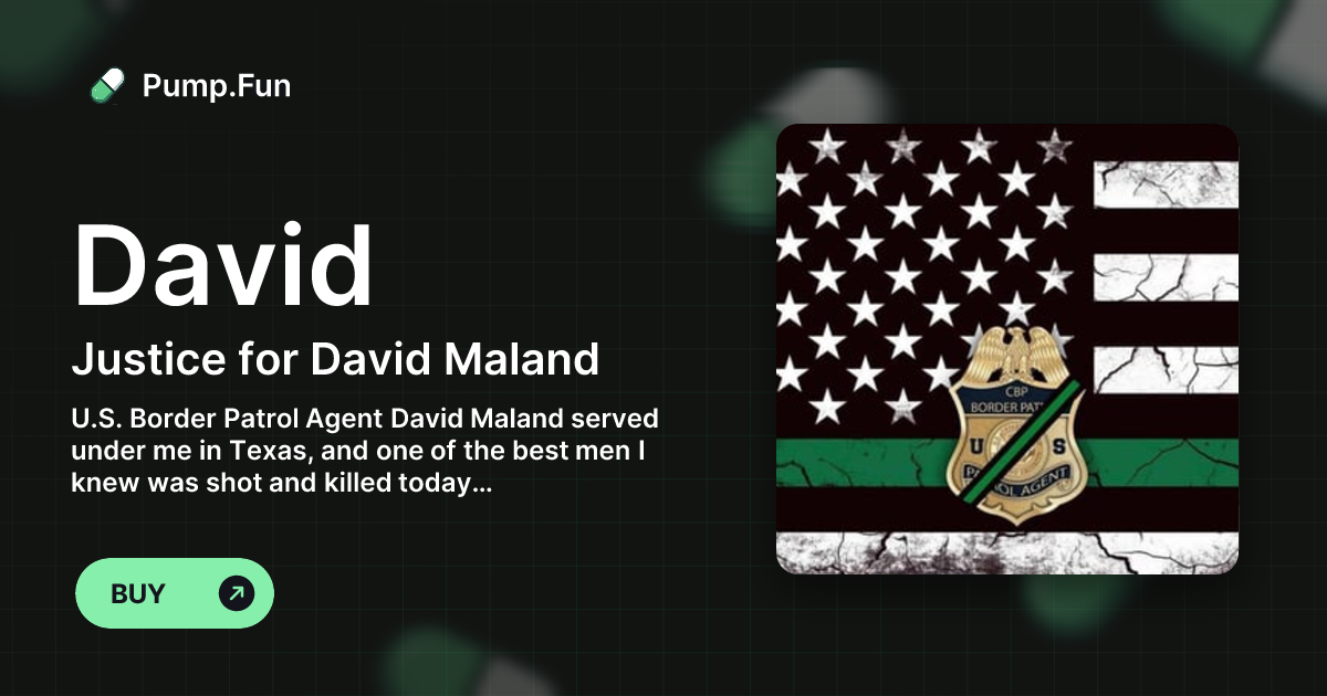 Justice for David Maland (David) - Pump