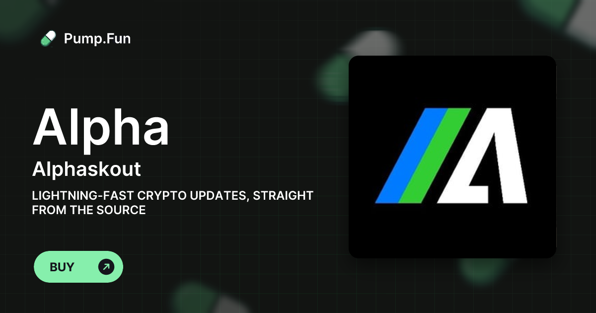 Alphaskout (Alpha) - Pump