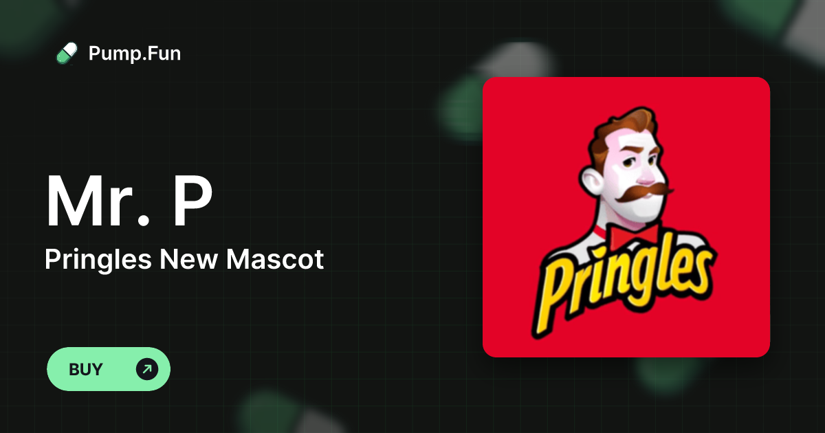 Pringles New Mascot (Mr. P) - Pump