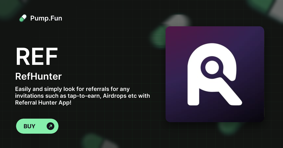 RefHunter (REF) - Pump