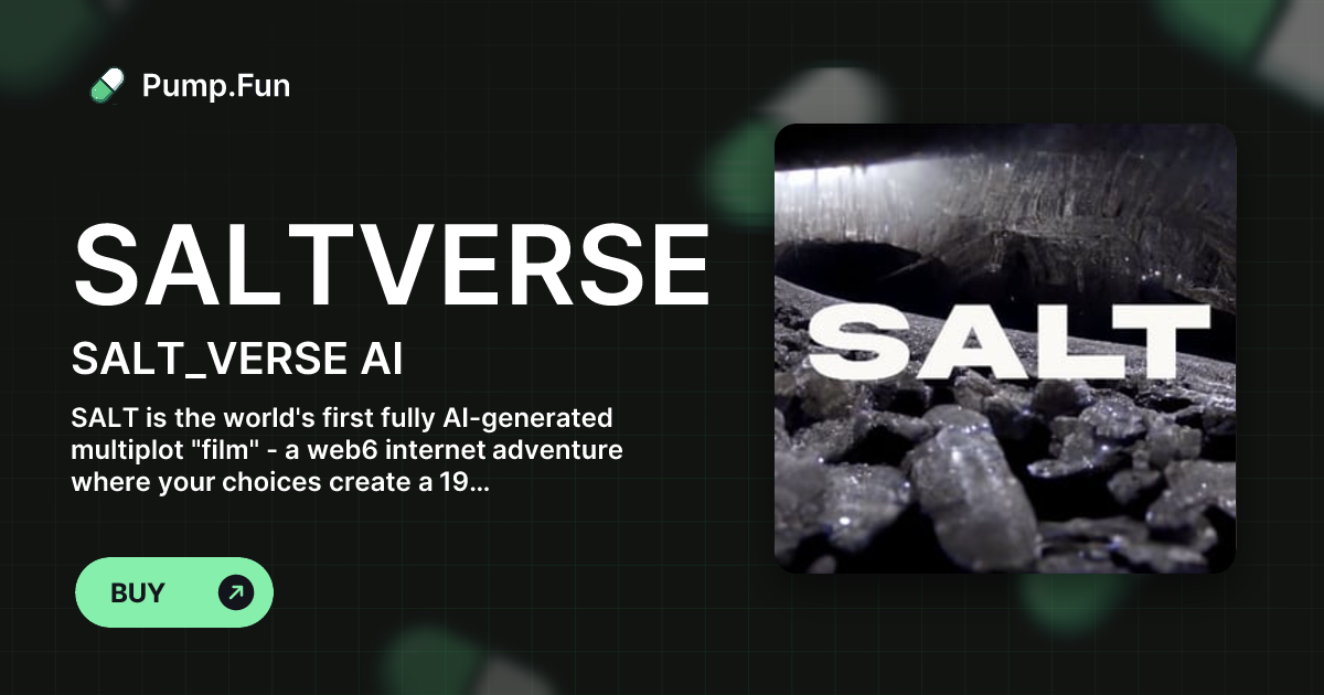 SALT_VERSE AI (SALTVERSE) - Pump