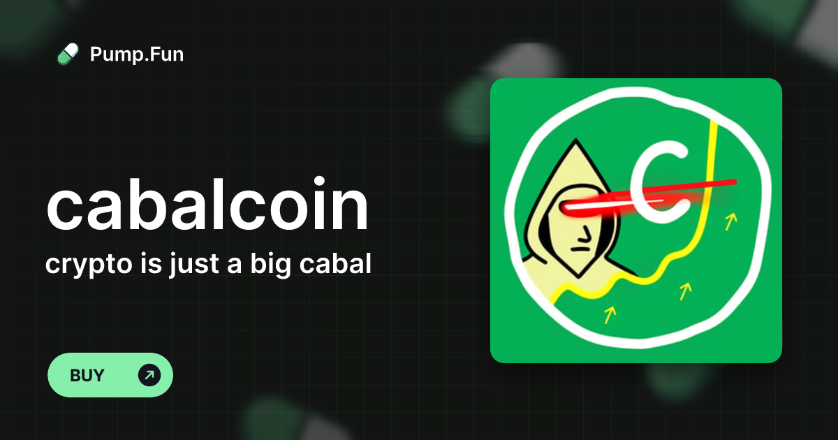 crypto is just a big cabal (cabalcoin) - Pump