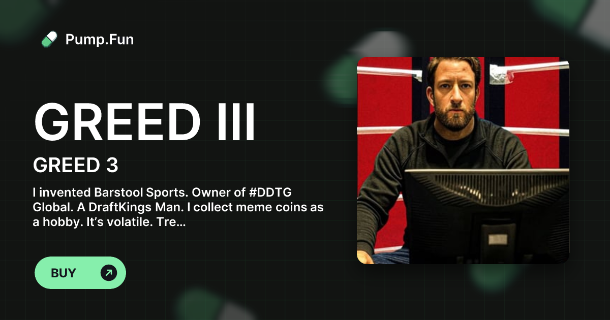 GREED 3 (GREED III) - Pump