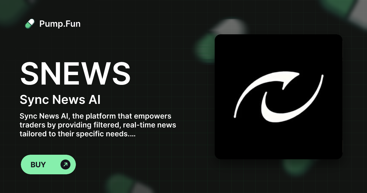Sync News AI (SNEWS) - Pump