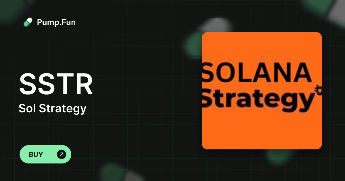 Sol Strategy (SSTR) - Pump