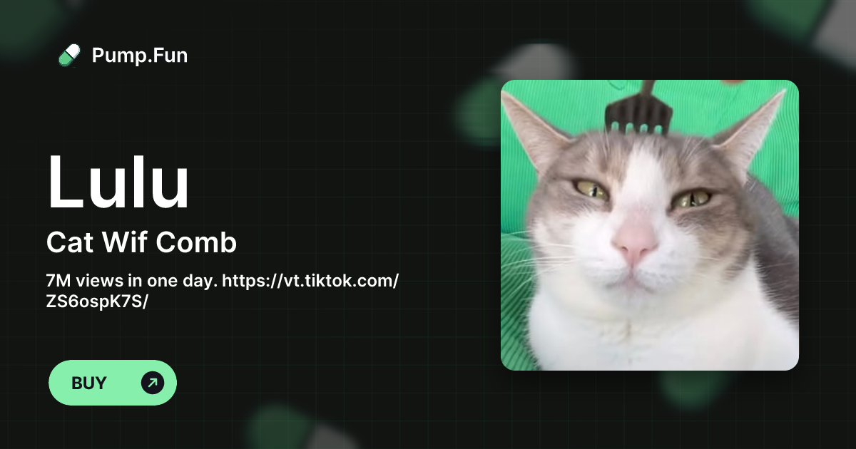 Cat Wif Comb (Lulu) - Pump