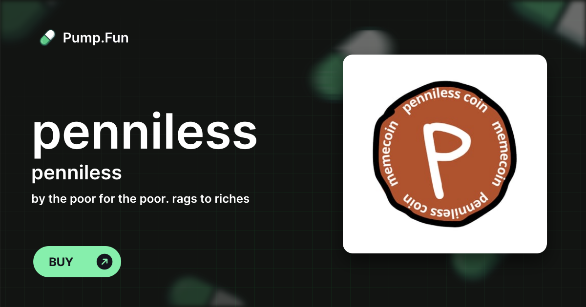 penniless (penniless) - Pump