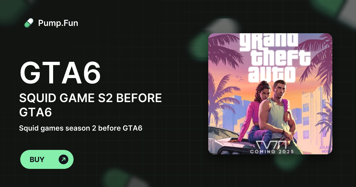 SQUID GAME S2 BEFORE GTA6 (GTA6) - Pump