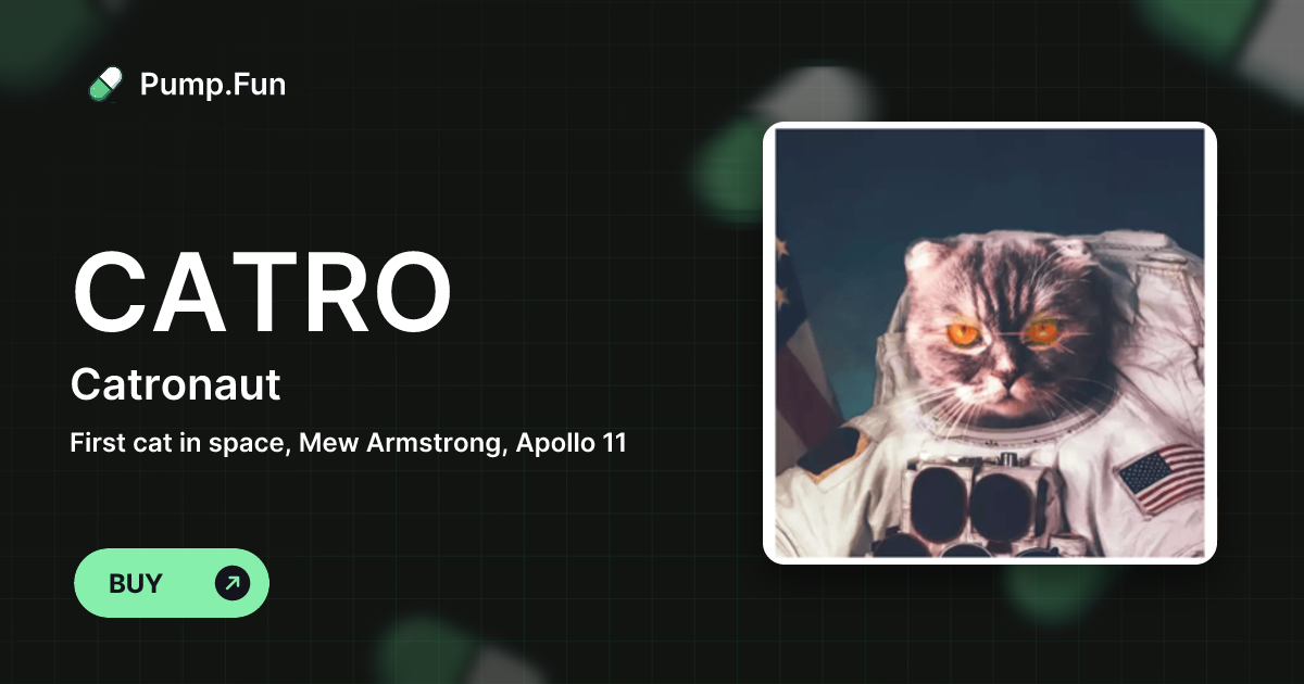 Catronaut (CATRO) - Pump