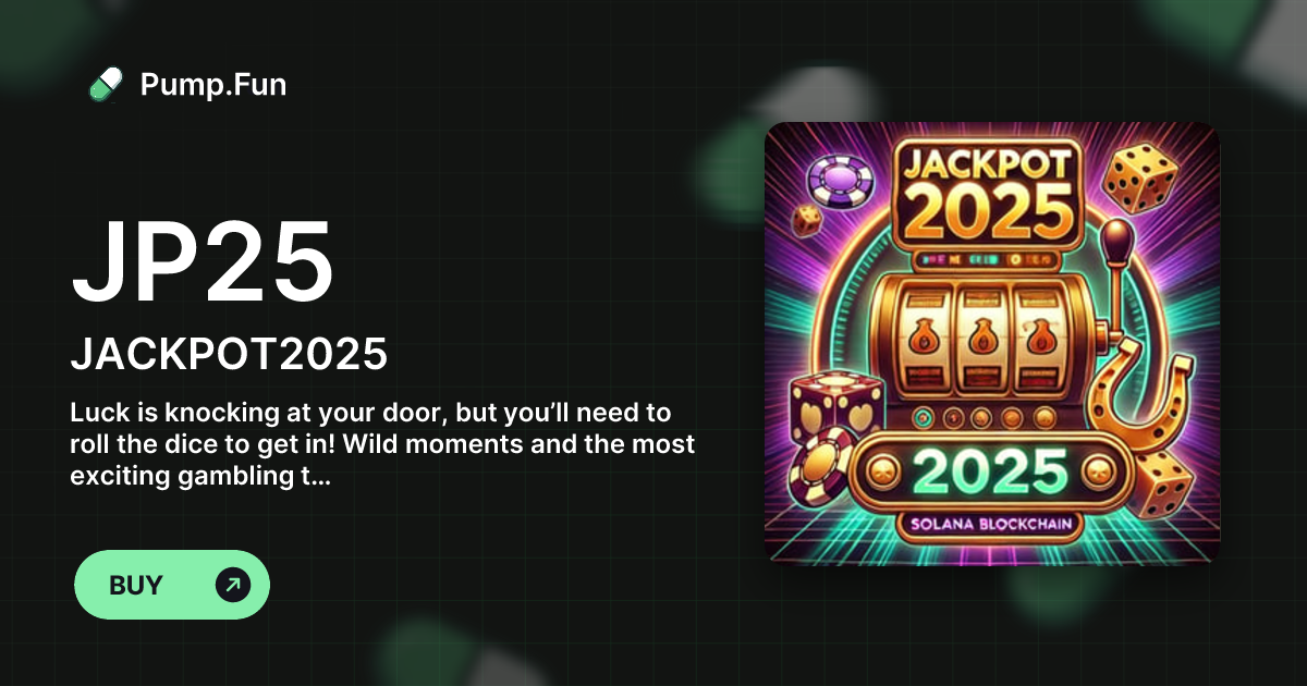 JACKPOT2025 (JP25) - Pump
