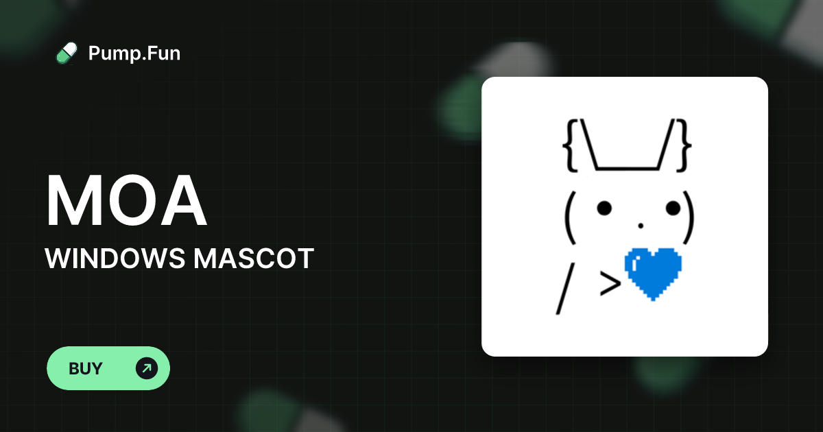 WINDOWS MASCOT (MOA) - Pump