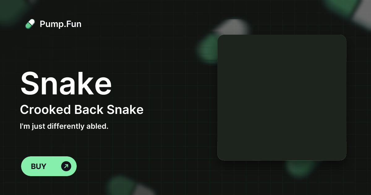 Crooked Back Snake (Snake) - Pump