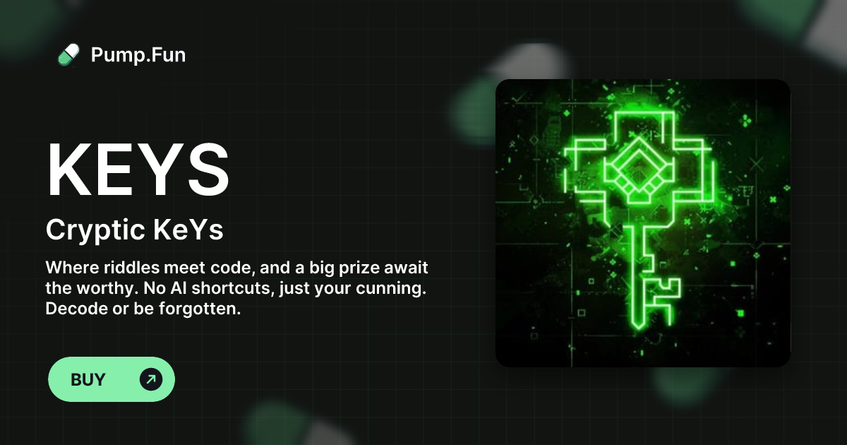 Cryptic KeYs (KEYS) - Pump