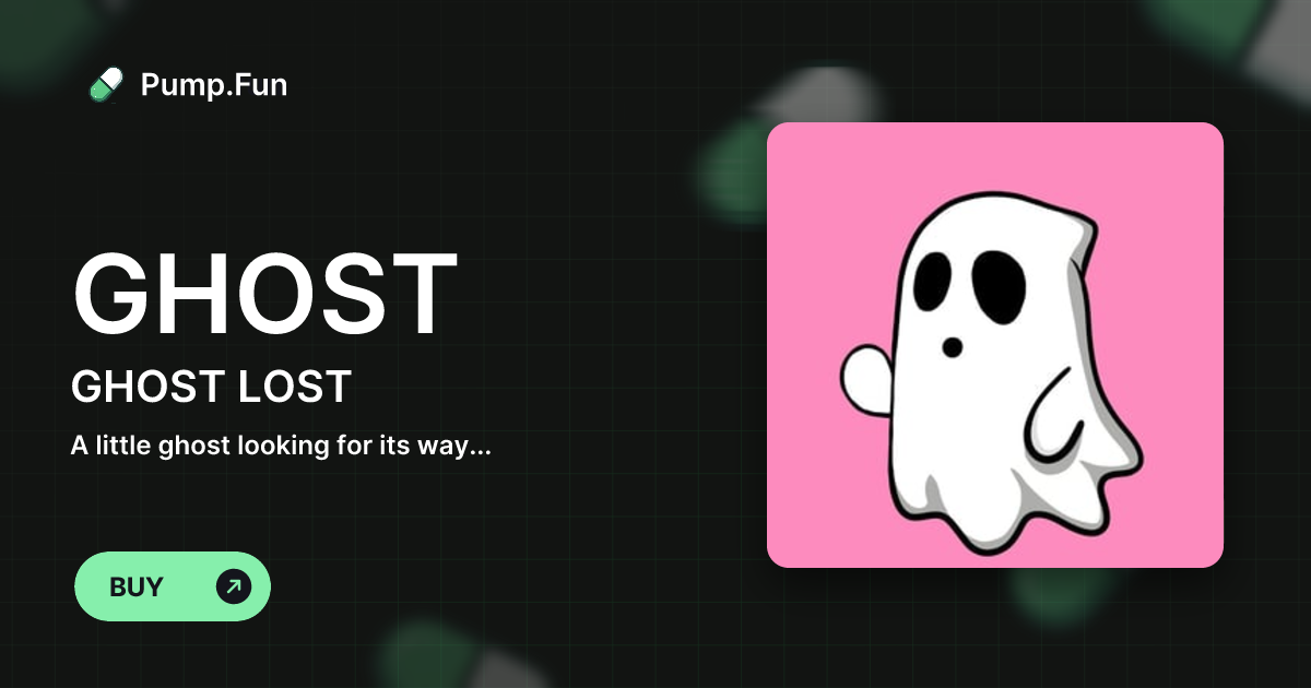 GHOST LOST (GHOST ) - Pump