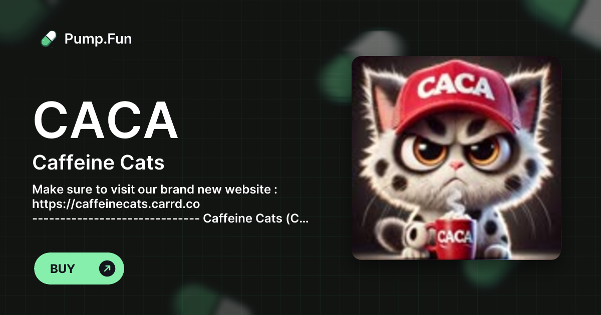 Caffeine Cats (CACA) - Pump