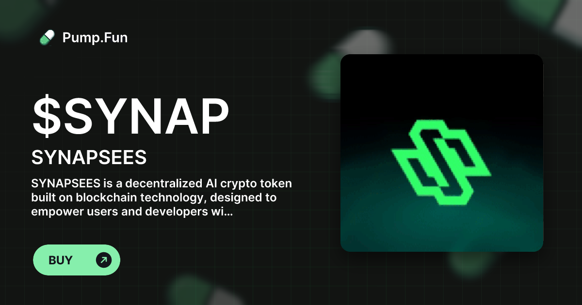 SYNAPSEES ($SYNAP) - Pump