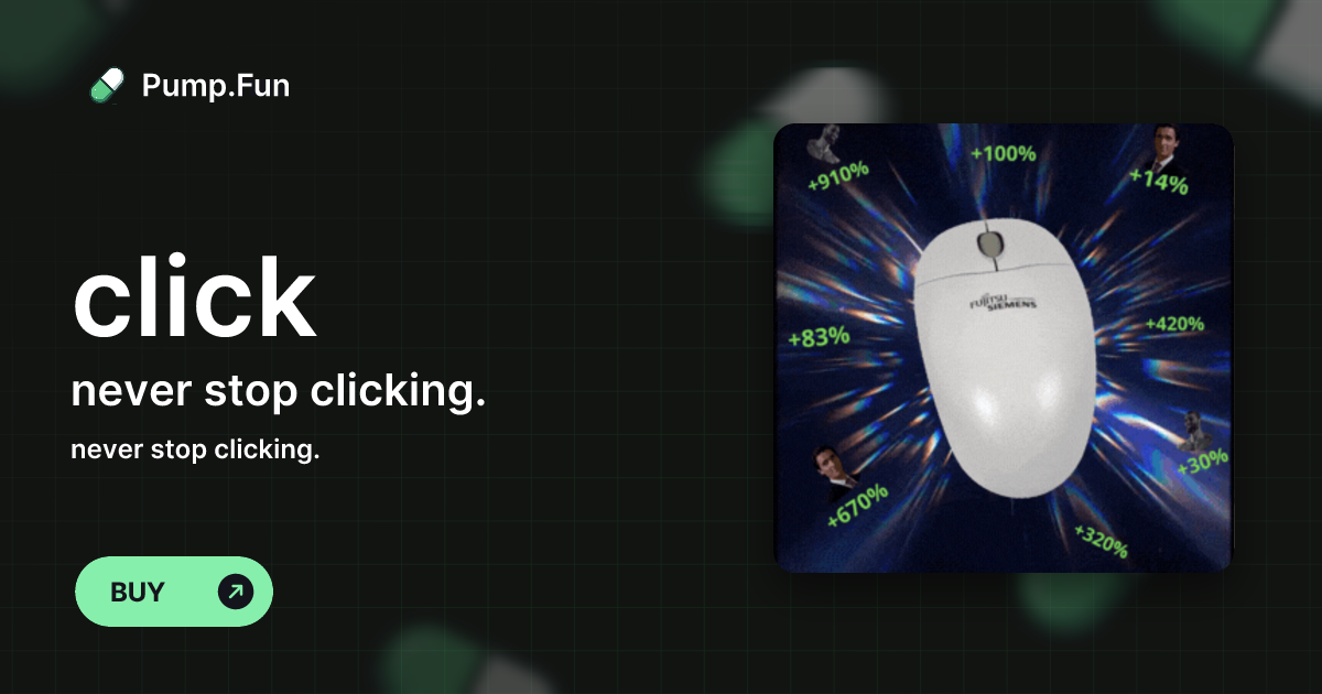 never stop clicking. (click) - Pump