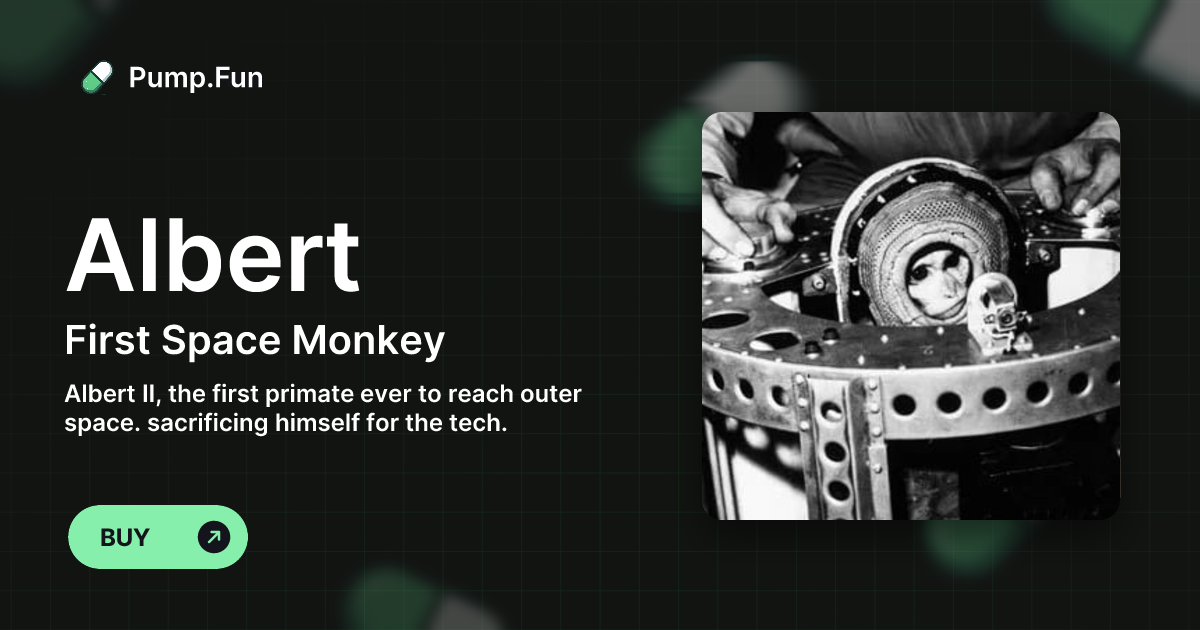 First Space Monkey (Albert) - Pump