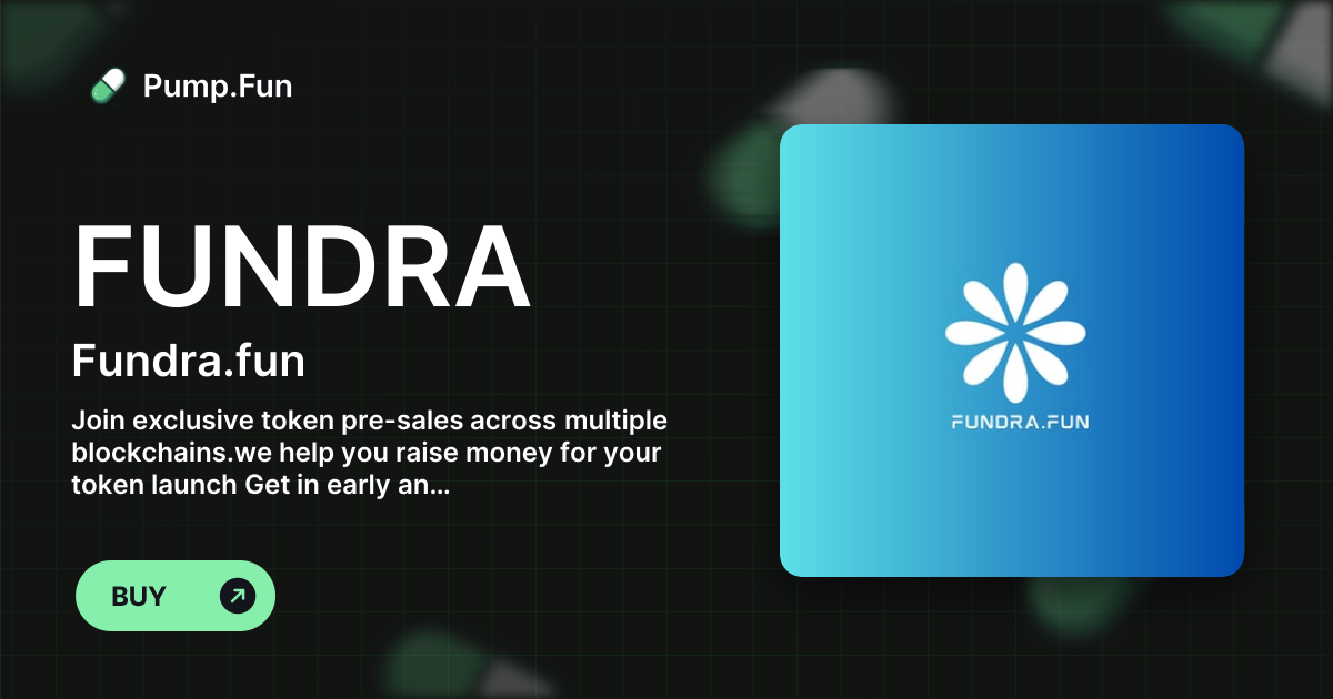 FUNDRA $2.42K | Pump