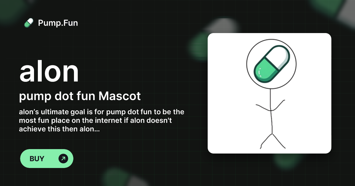 pump dot fun Mascot (alon) - Pump