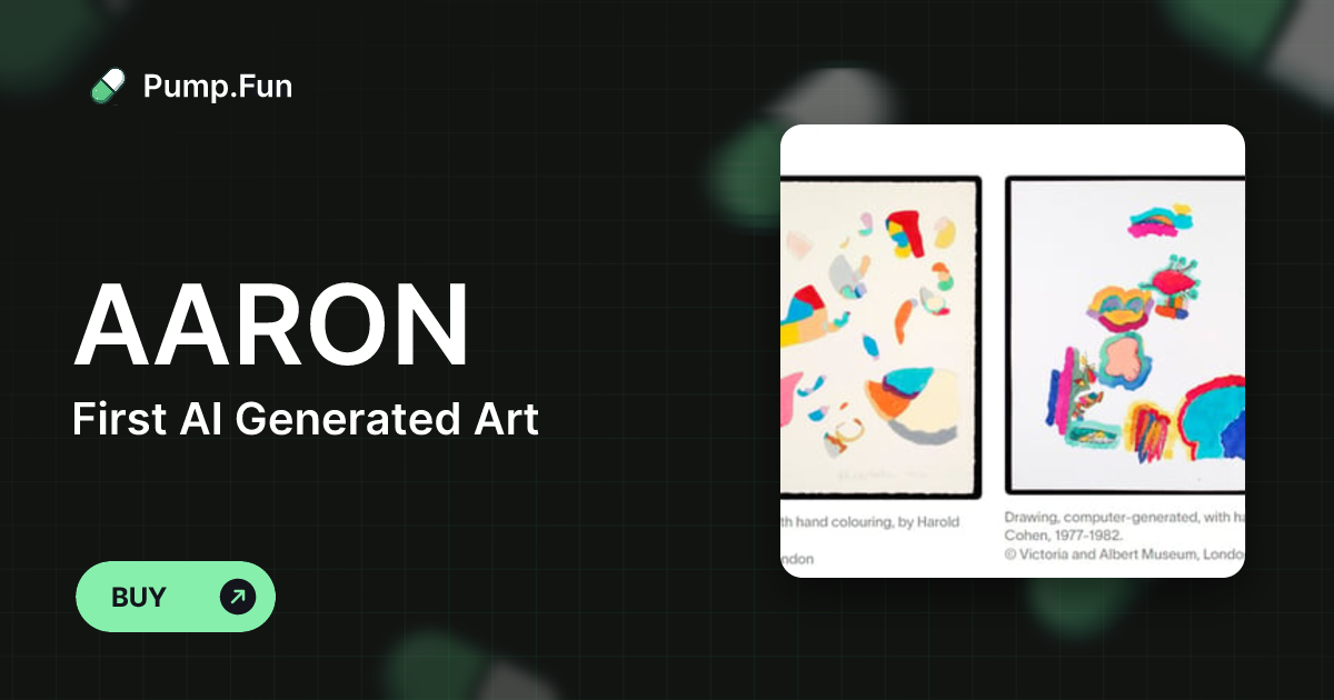 First AI Generated Art (AARON) - Pump