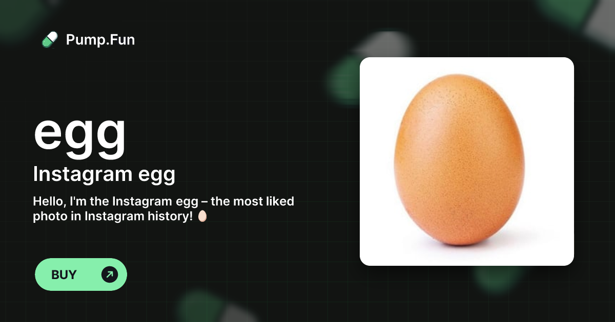 Instagram egg (egg) - Pump
