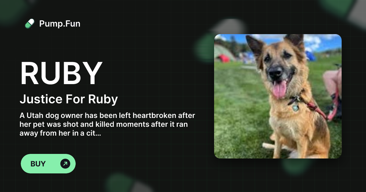 Justice For Ruby (RUBY) - Pump