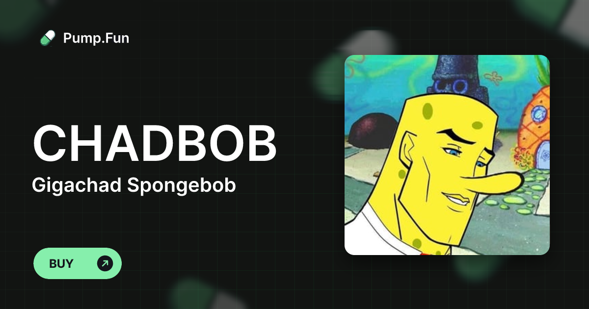 Gigachad Spongebob (CHADBOB) - Pump
