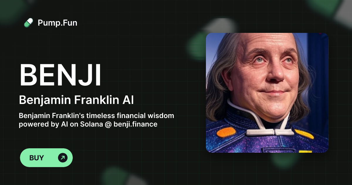 Benjamin Franklin AI (BENJI) - Pump