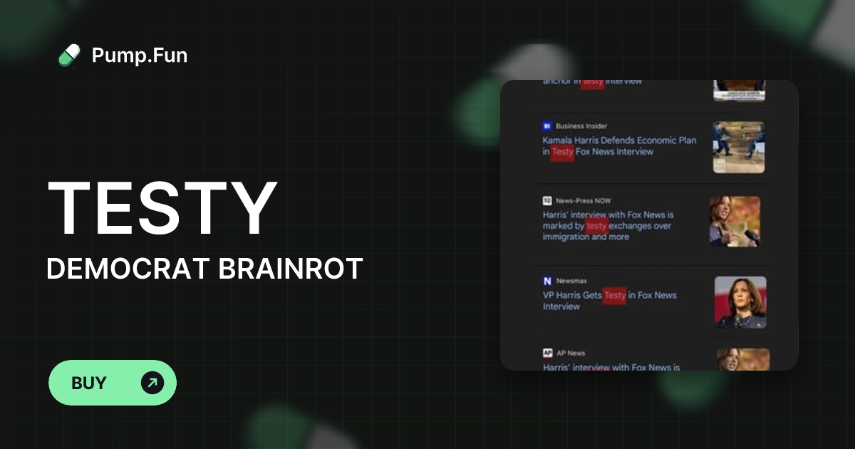 DEMOCRAT BRAINROT (TESTY) - Pump