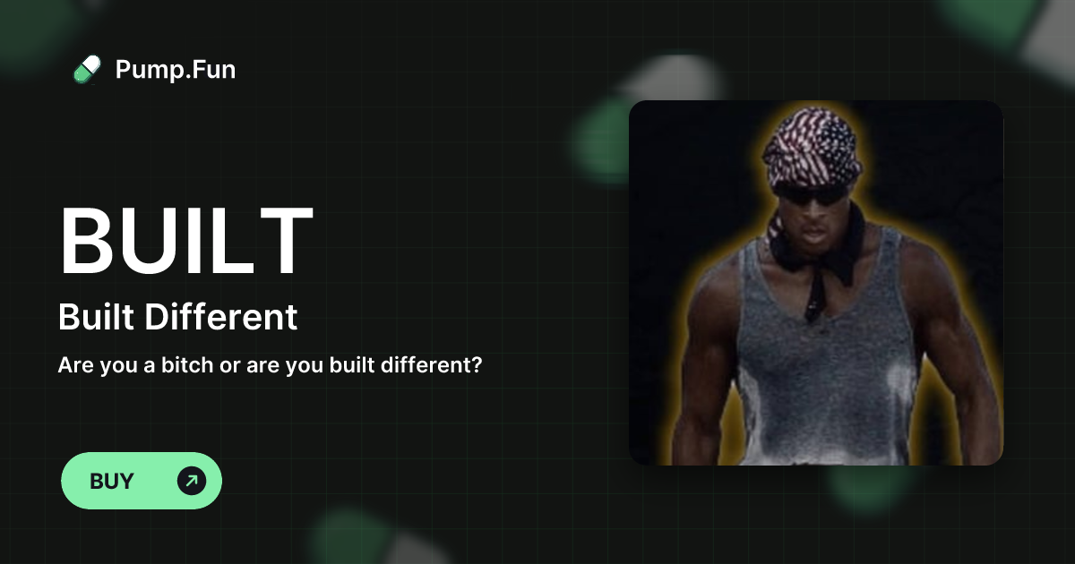 Built Different (BUILT) - Pump