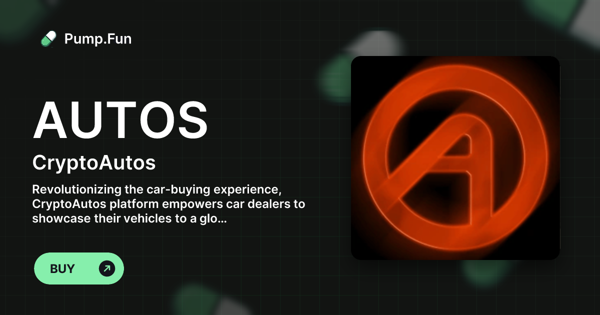 CryptoAutos (AUTOS) - Pump