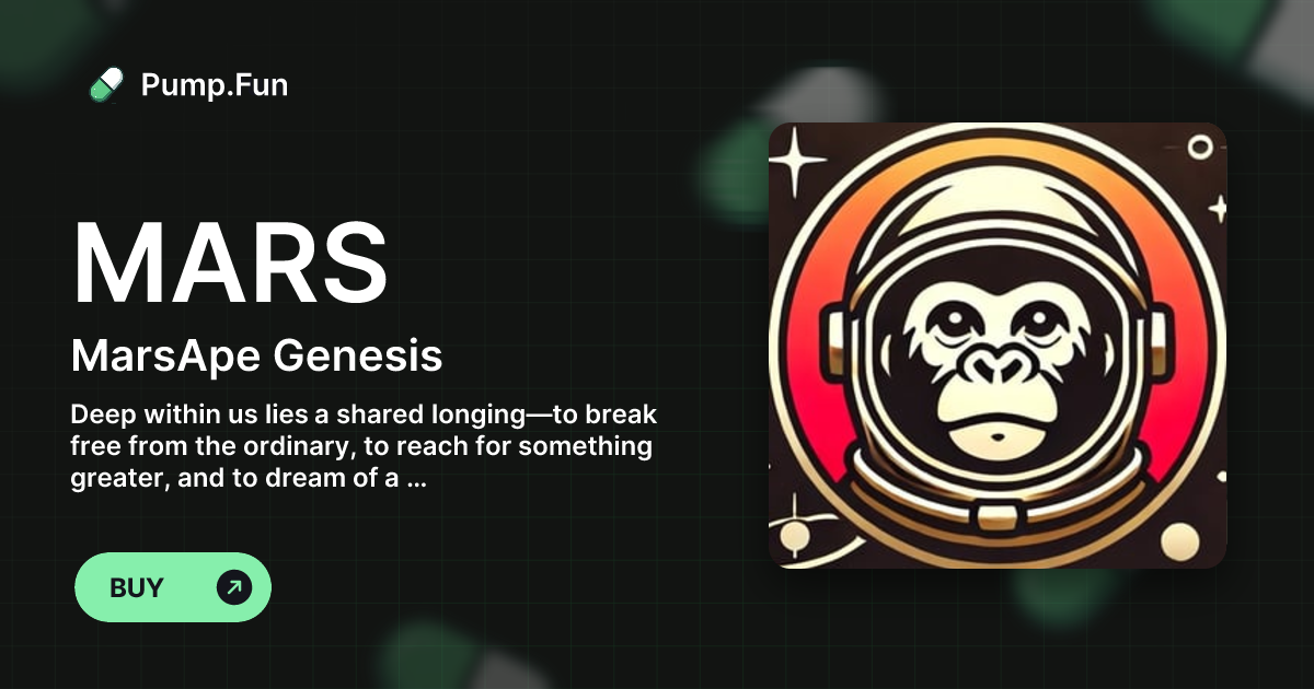 MarsApe Genesis (MARS) - Pump