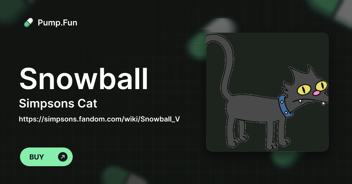 Simpsons Cat (Snowball) - Pump