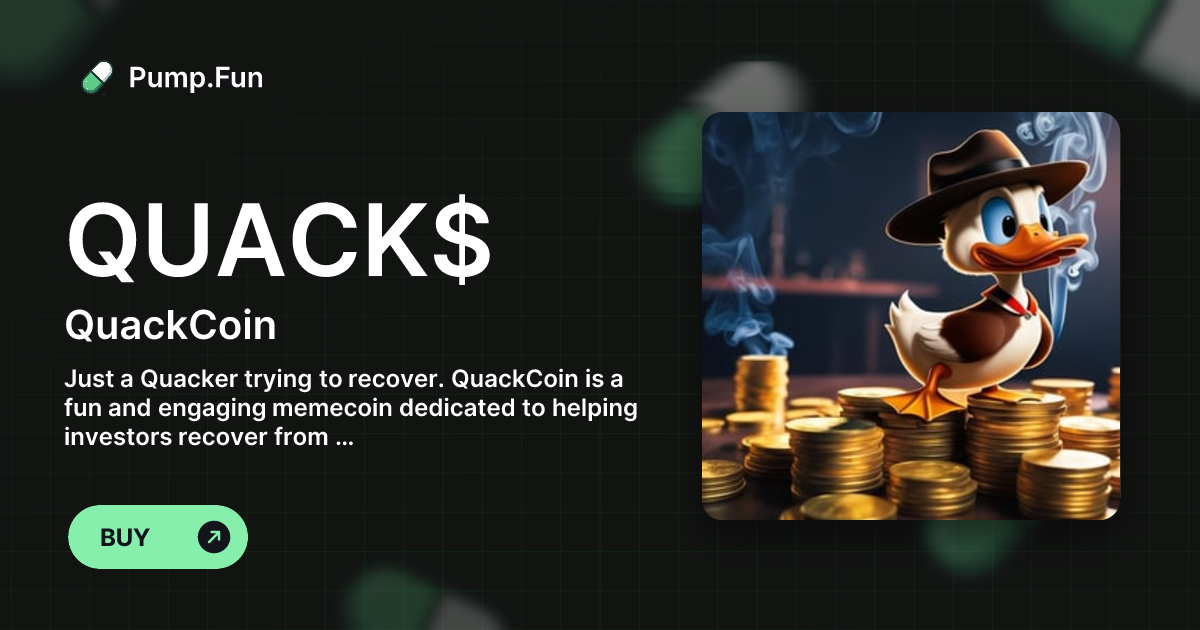 QuackCoin (QUACK$) - Pump