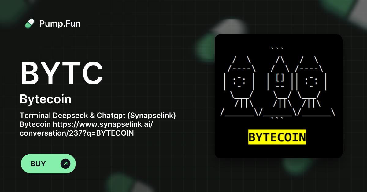 Bytecoin (BYTC) - Pump