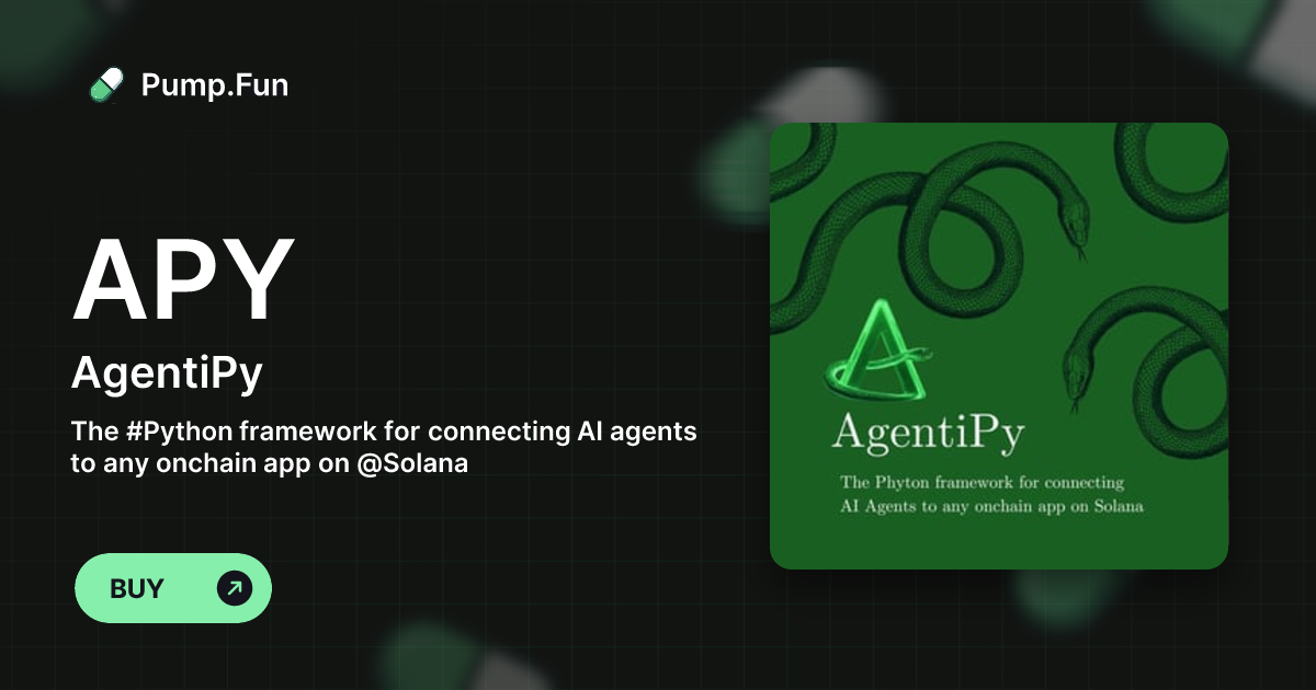 AgentiPy (APY) - Pump