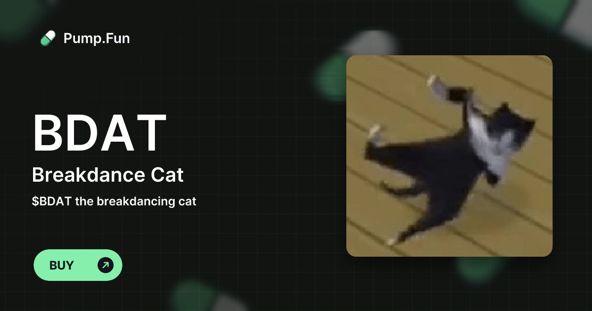 Breakdance Cat (BDAT) - Pump