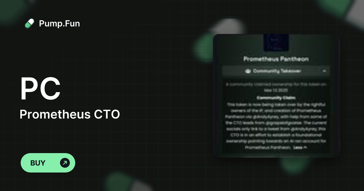 Prometheus CTO (PC) - Pump