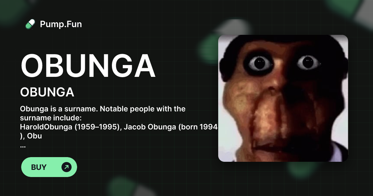 OBUNGA (OBUNGA) - Pump