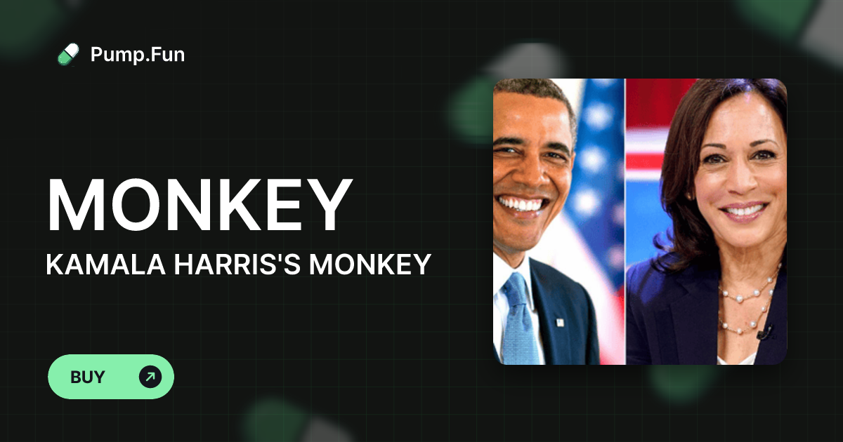 KAMALA HARRIS'S MONKEY (MONKEY) - Pump