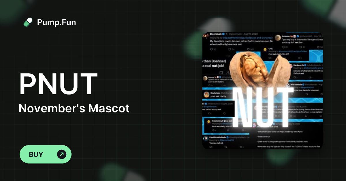 November's Mascot (PNUT) - Pump