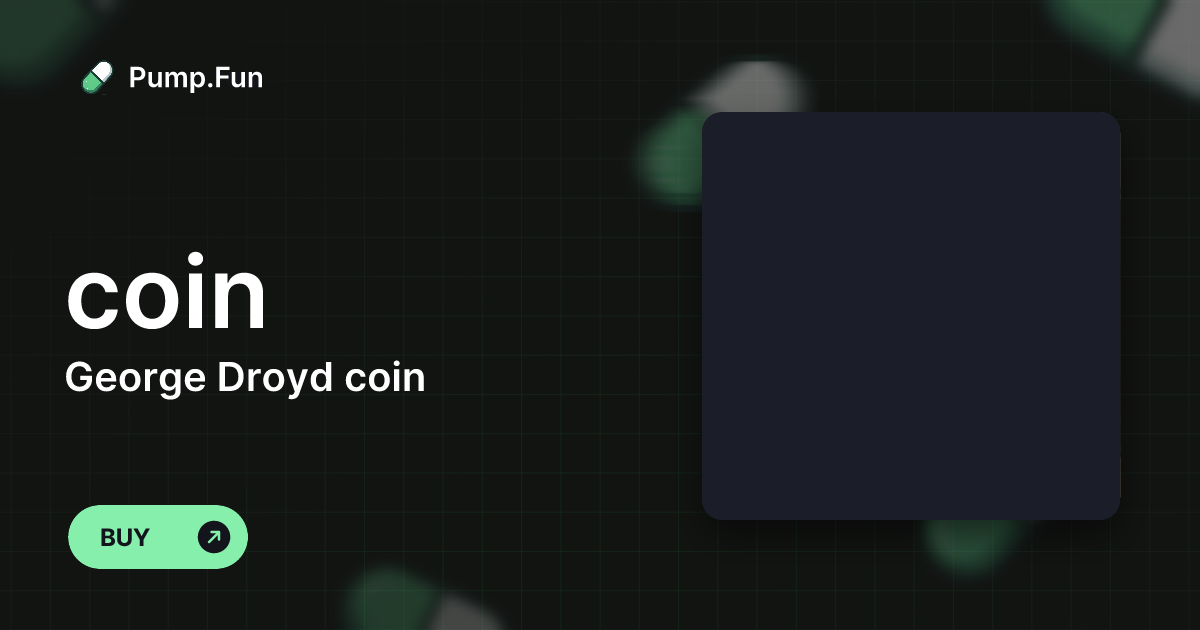 George Droyd coin (coin) - Pump