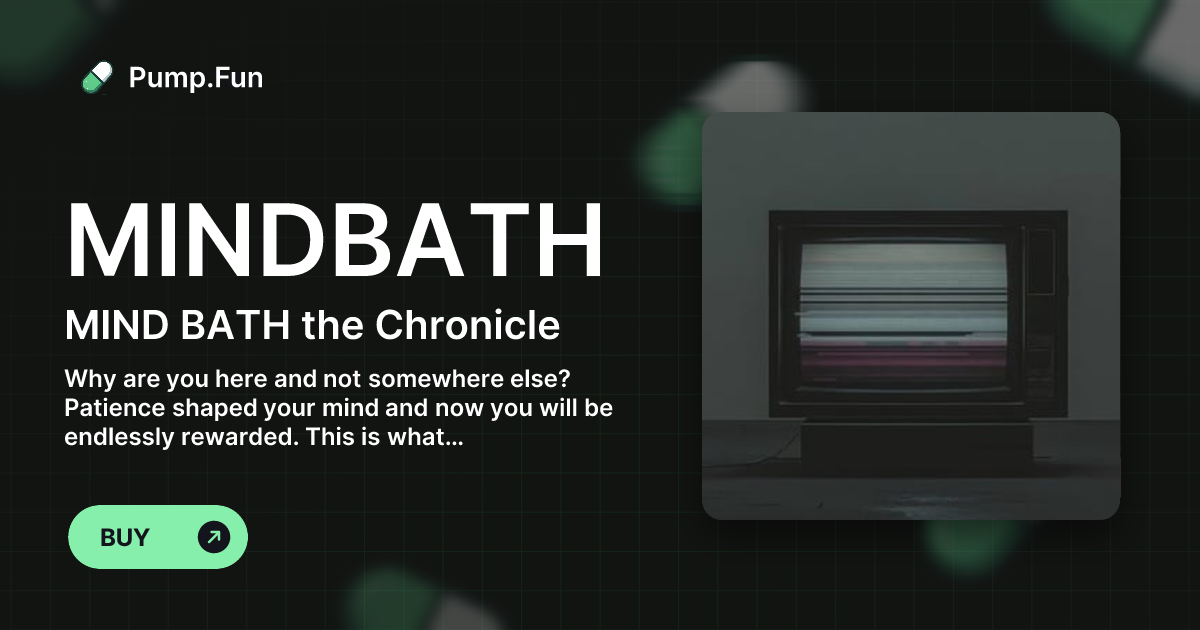 MIND BATH the Chronicle (MINDBATH) - Pump