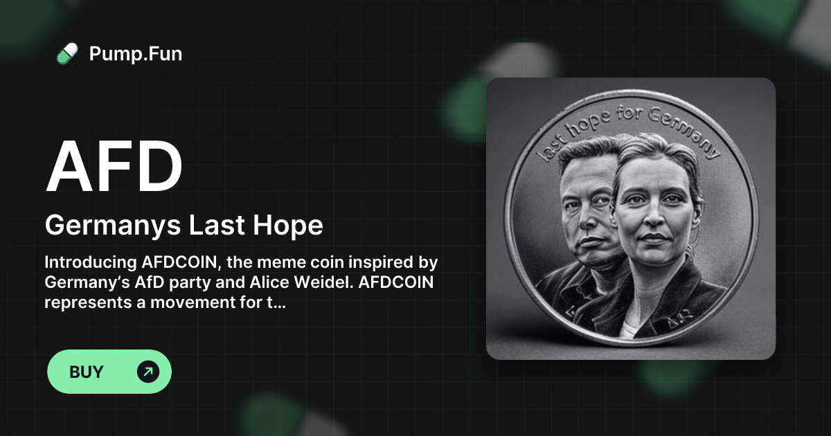 Germanys Last Hope (AFD) - Pump